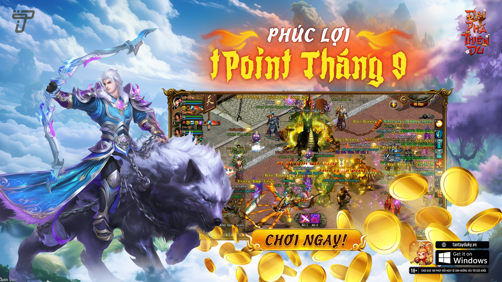 Phúc Lợi tPoint Tháng 9 | Đại Phá Thiêu Du